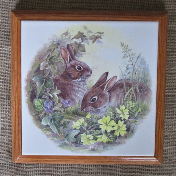 Ceramic Bunny Wall Hanging - Etsy