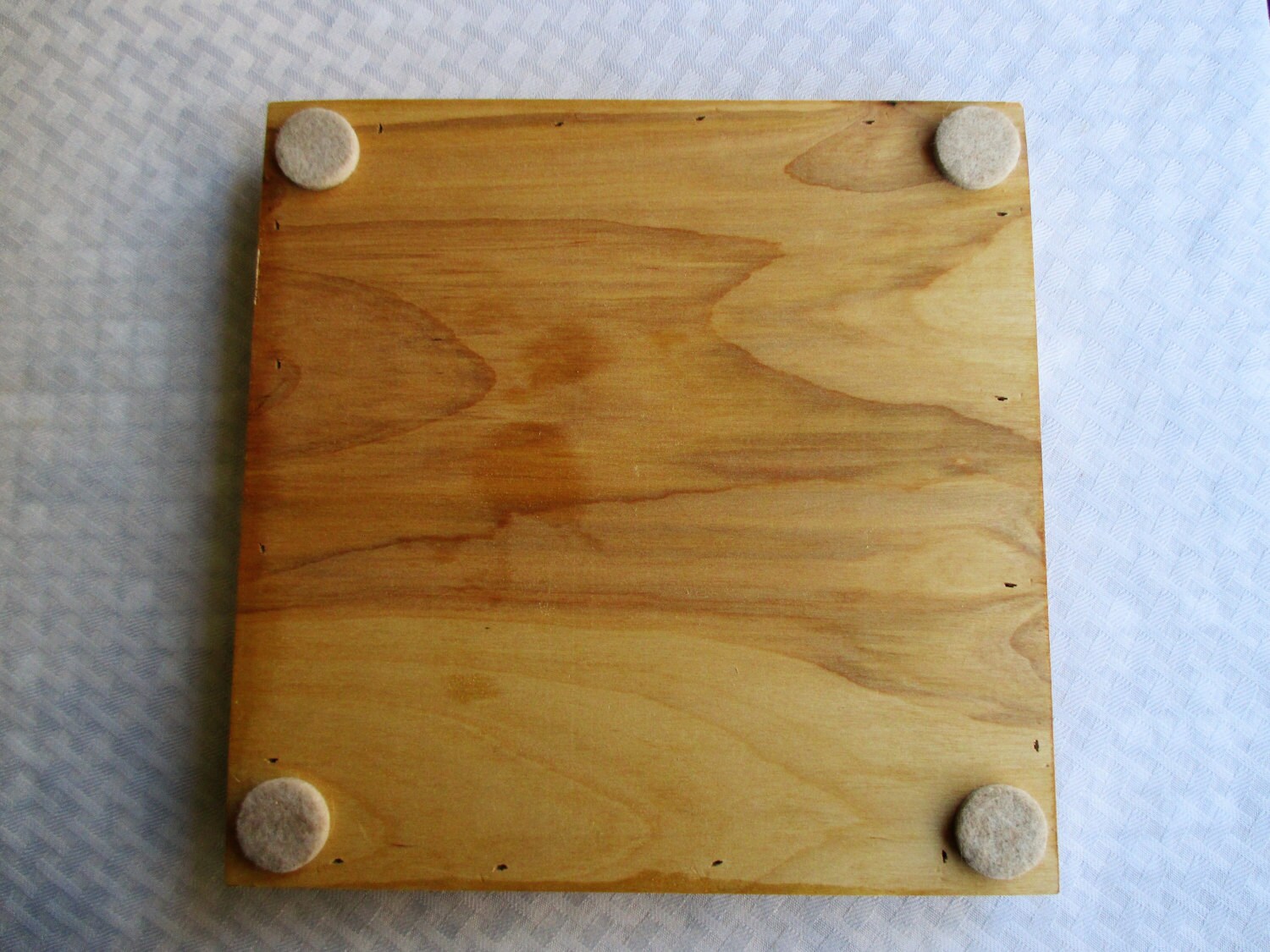 Butterfly & Flowers Trivet Trivet Wall Hanging Wall Art | Etsy