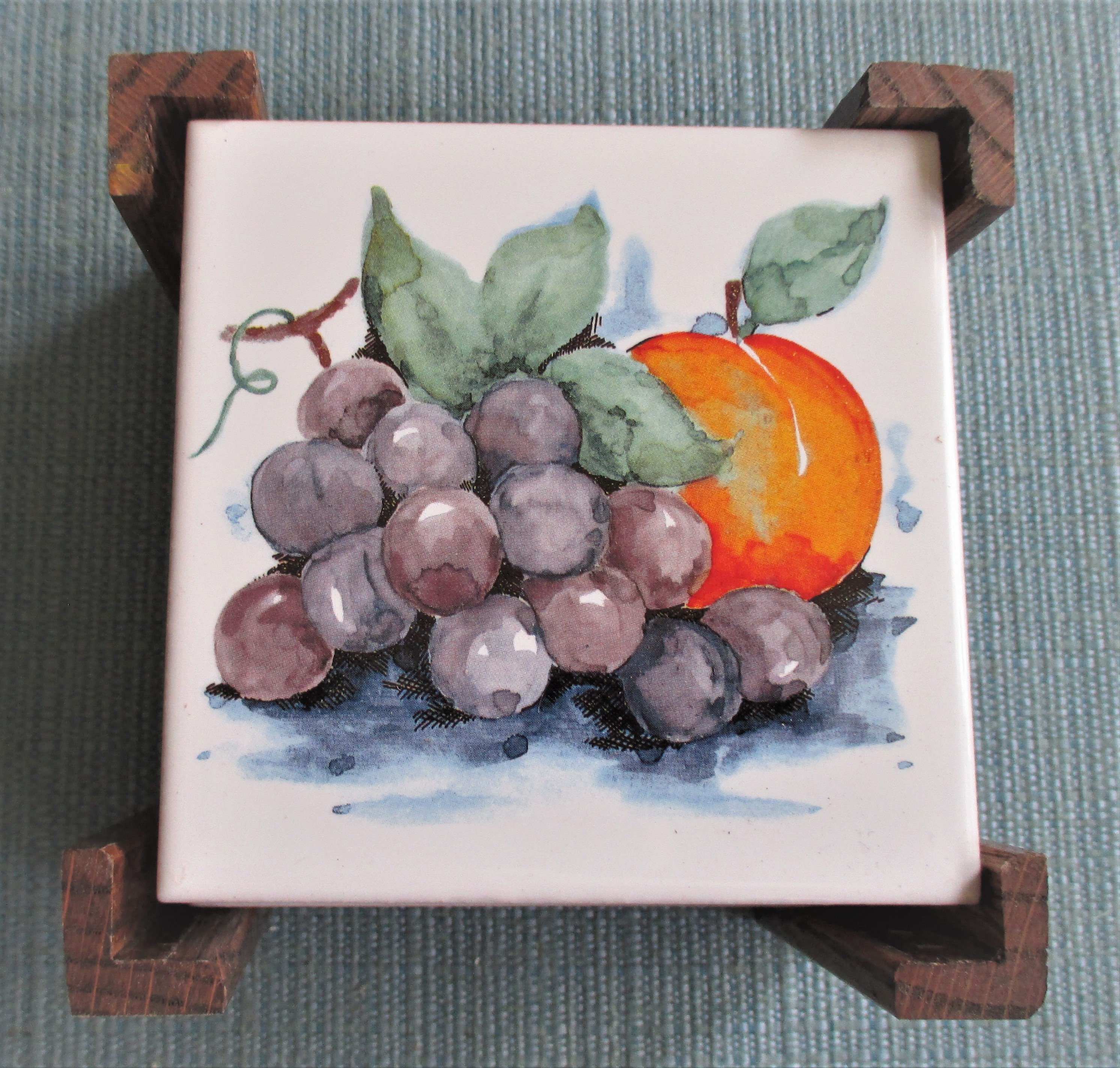 Bright fruit tile coasters ceramic tile coasters decorative | Etsy