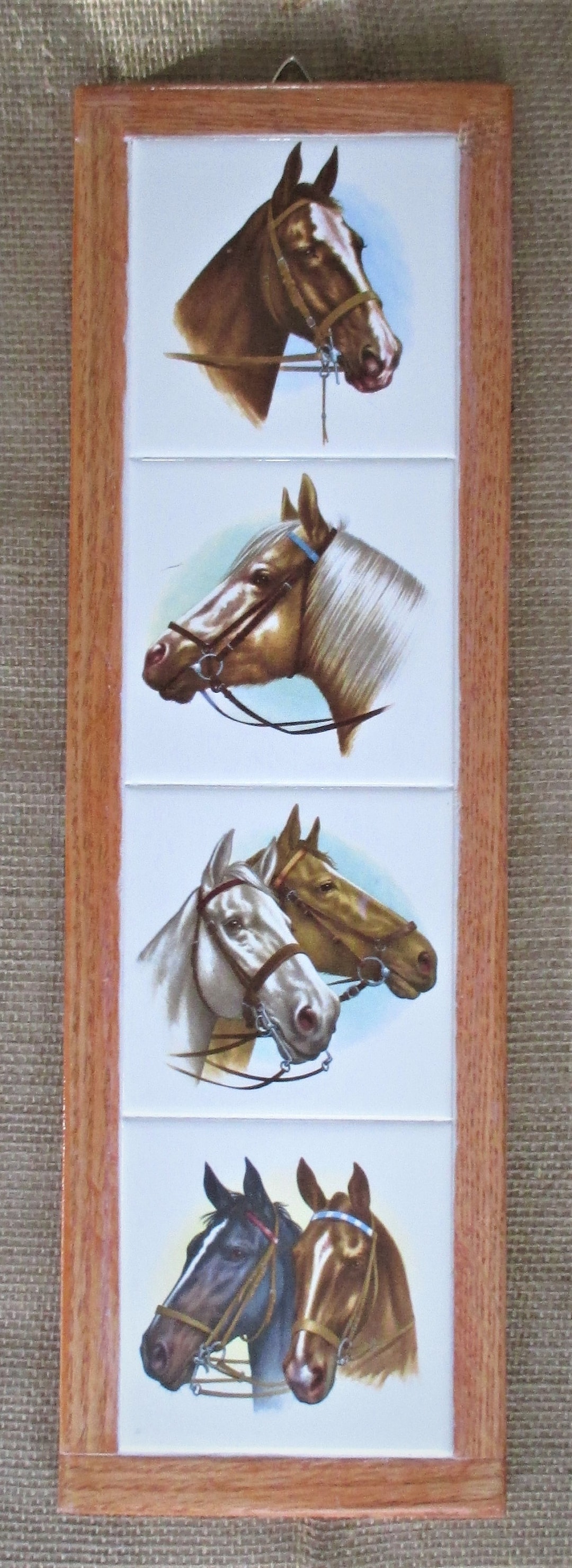 Horse, Decorative Tile, Rustic Wood, Rustic Art, Wall Decor, Cabin ...