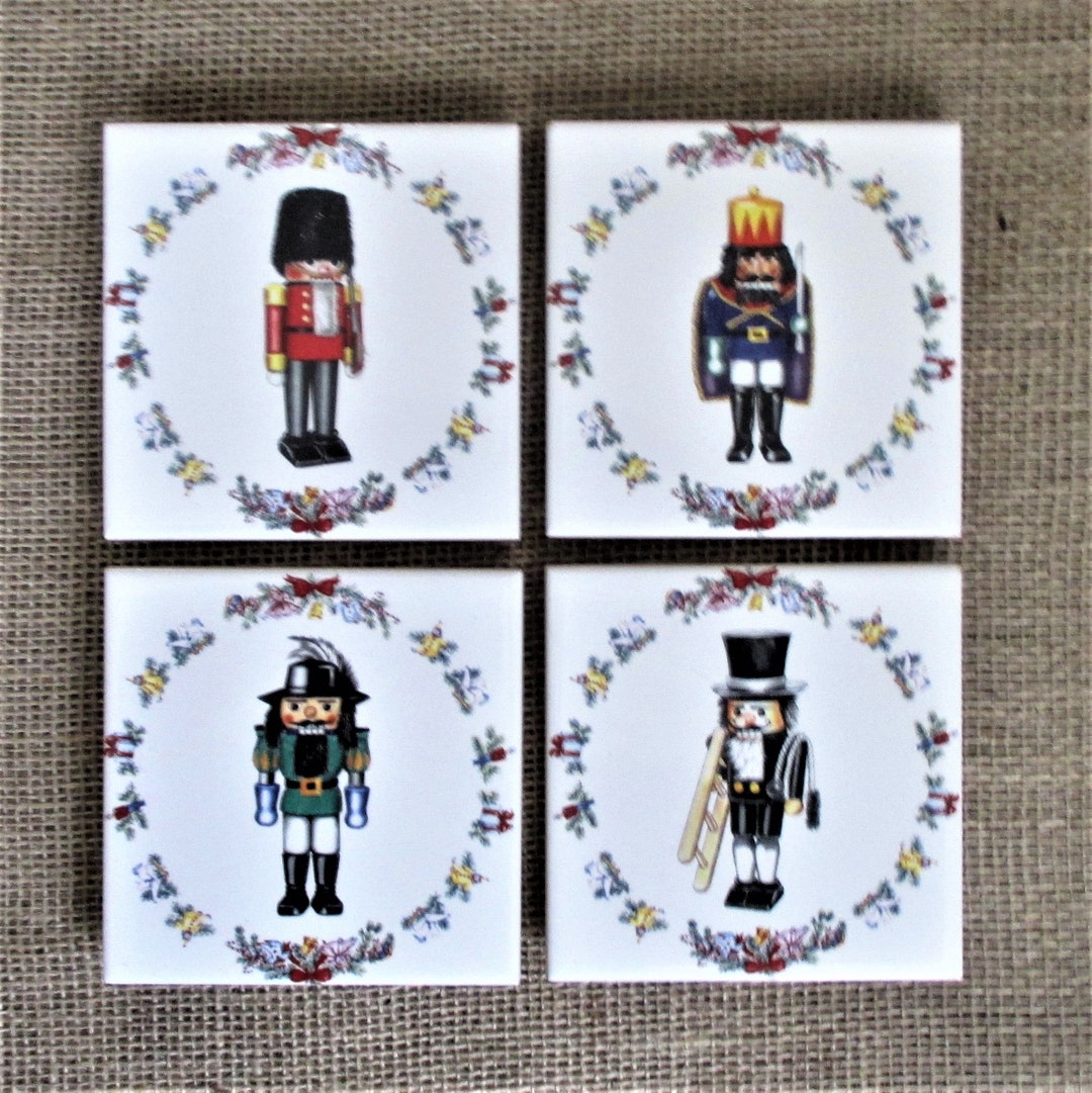 Nutcrackers, Tile Coasters, Coaster Set, Coasters, Ceramic Tile ...