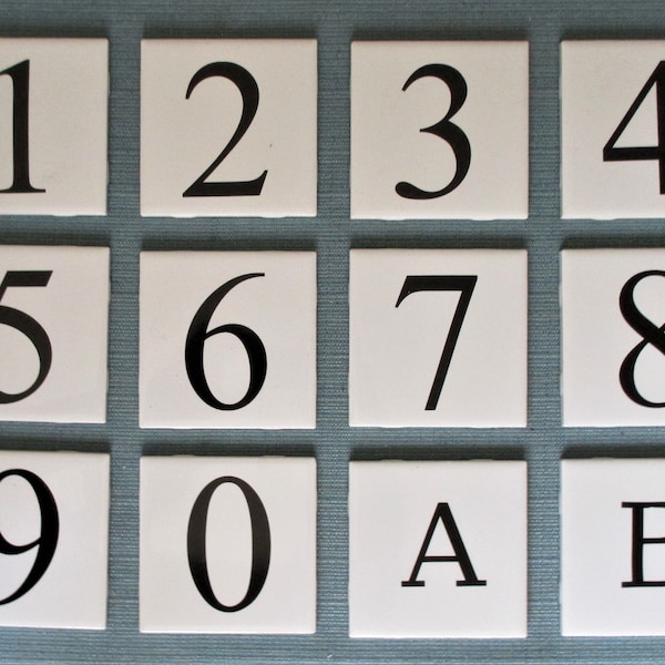 Tile House Numbers - Etsy