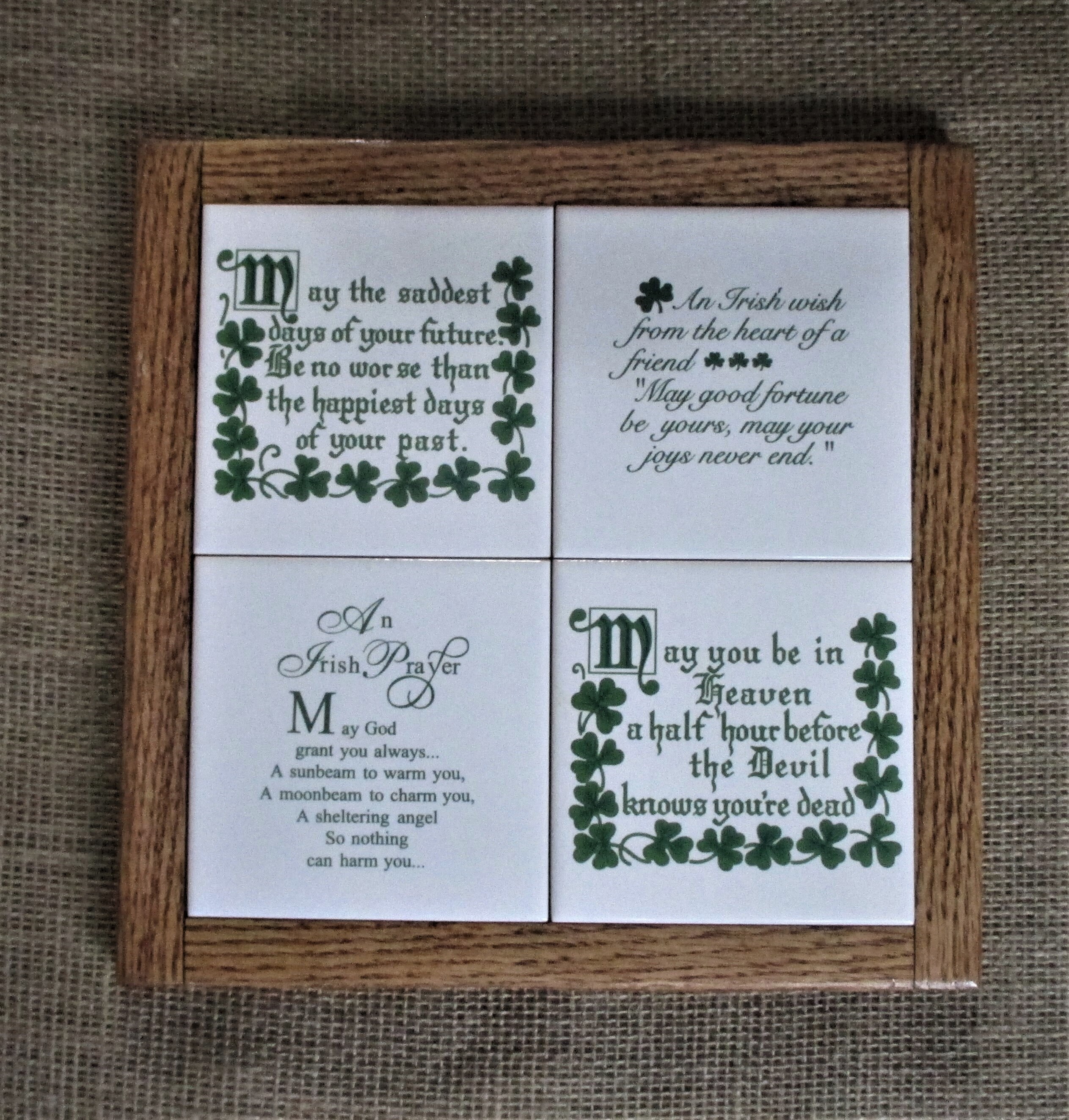 Irish Coasters Irish Coasters Tile Coasters Irish Sayings | Etsy