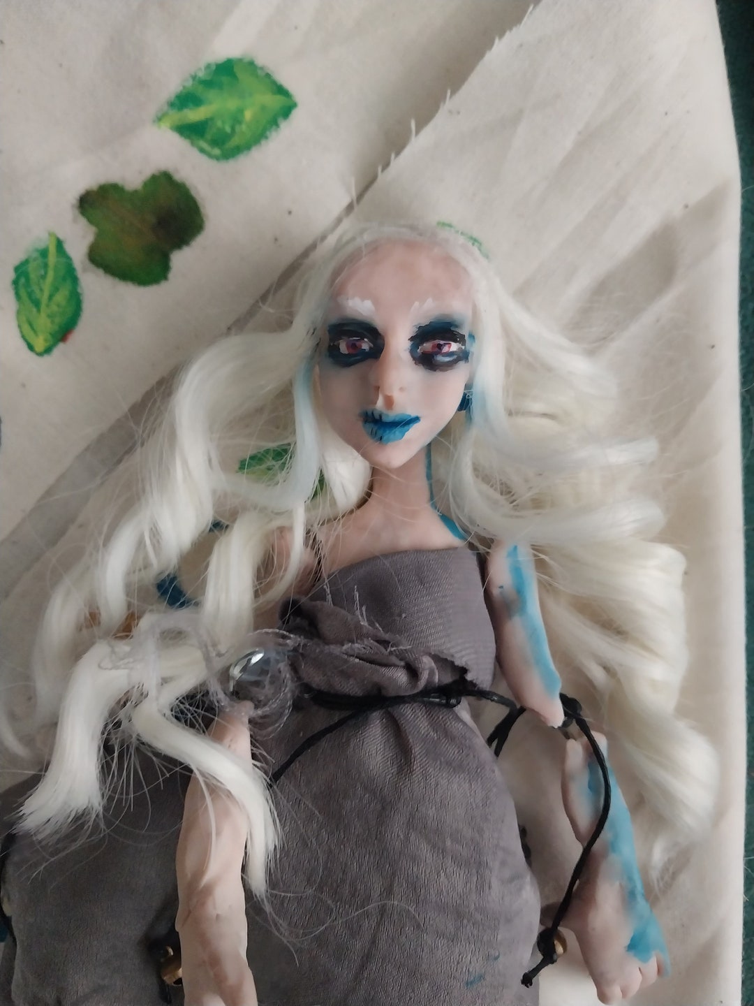 Undead Zombie Sorceress Witch Oracle Spirit Doll Posable Spooky ...