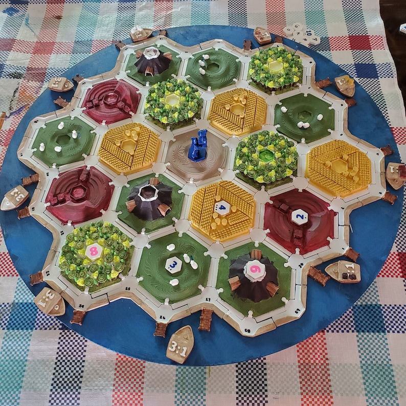 Settlers of Catan | 3D Printed | DIY | Original and Expansion - Etsy