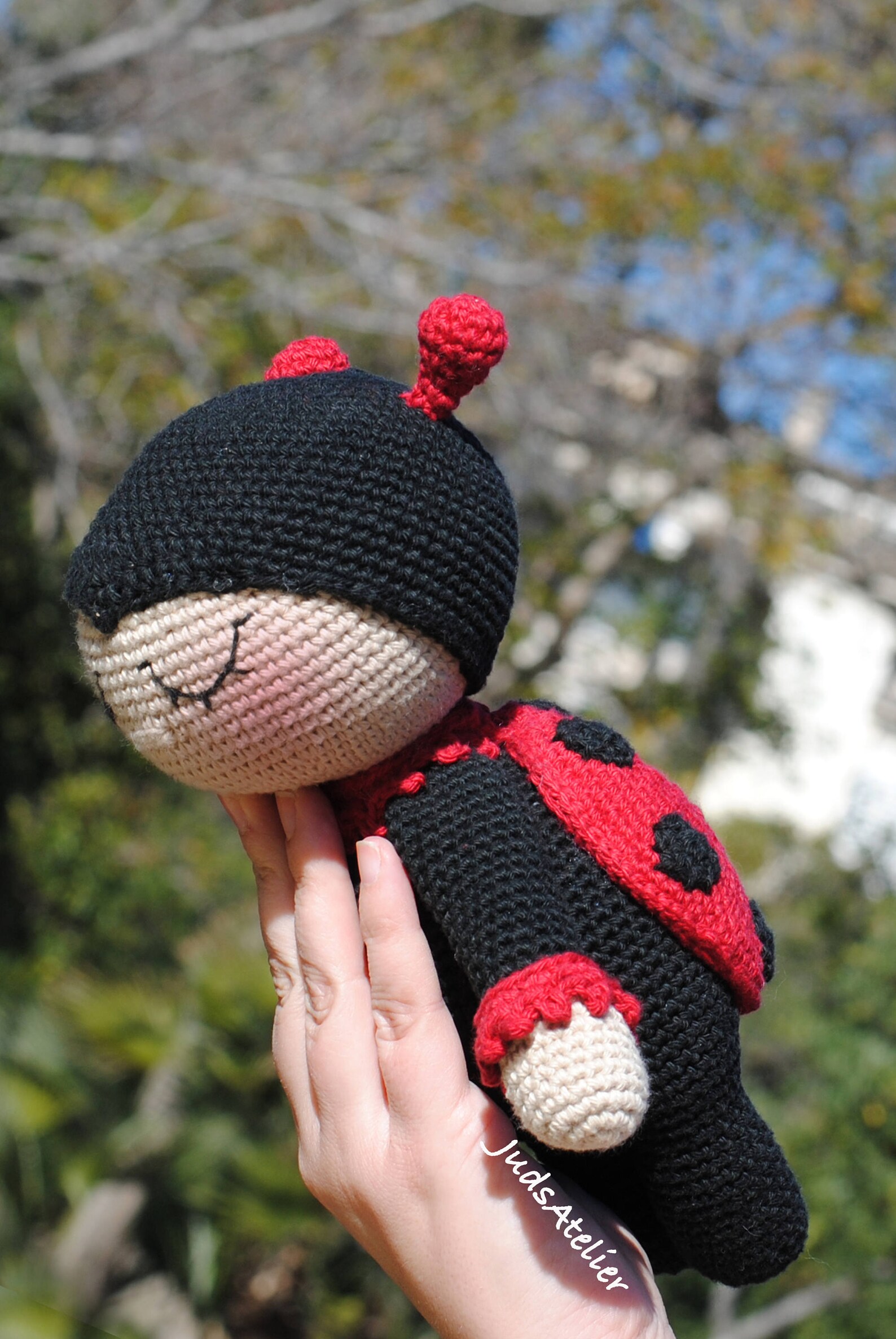 Amigurumi Pattern Ladybug Crochet Pattern Amigurumi Animal - Etsy