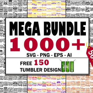 Mega SVG Bundle, Mega Bundle Svg, Svg Bundle, Mega Svg Cricuit ...