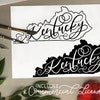 SMITTEN in the MITTEN Svg Png File, Michigan Outline, Hand Lettered Cut ...