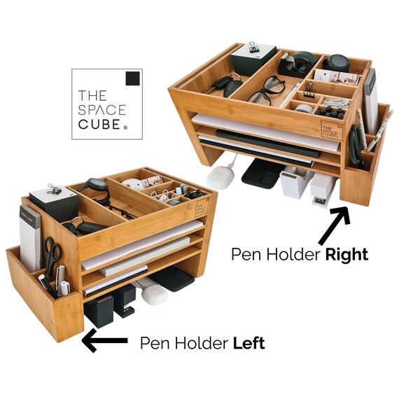 Timber Desktop Organiser Electronics Storage Laptop and - Etsy