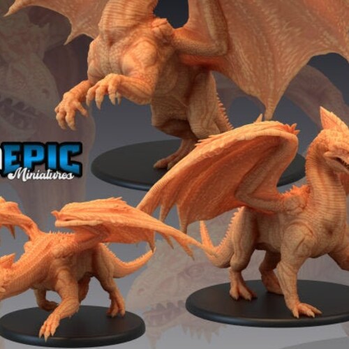 Miniature Toys Mosquito Bat Epic Miniatures Resin DnD Miniature Toys ...