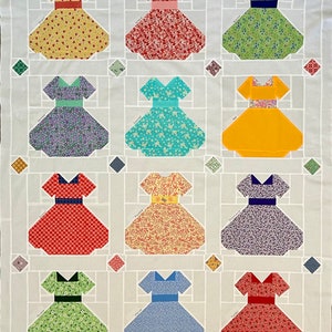 Vintage Dress Quilt Block - Etsy