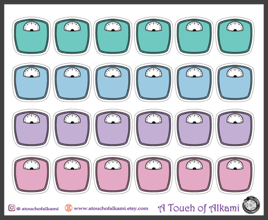 Pastel Weight Scale - Etsy