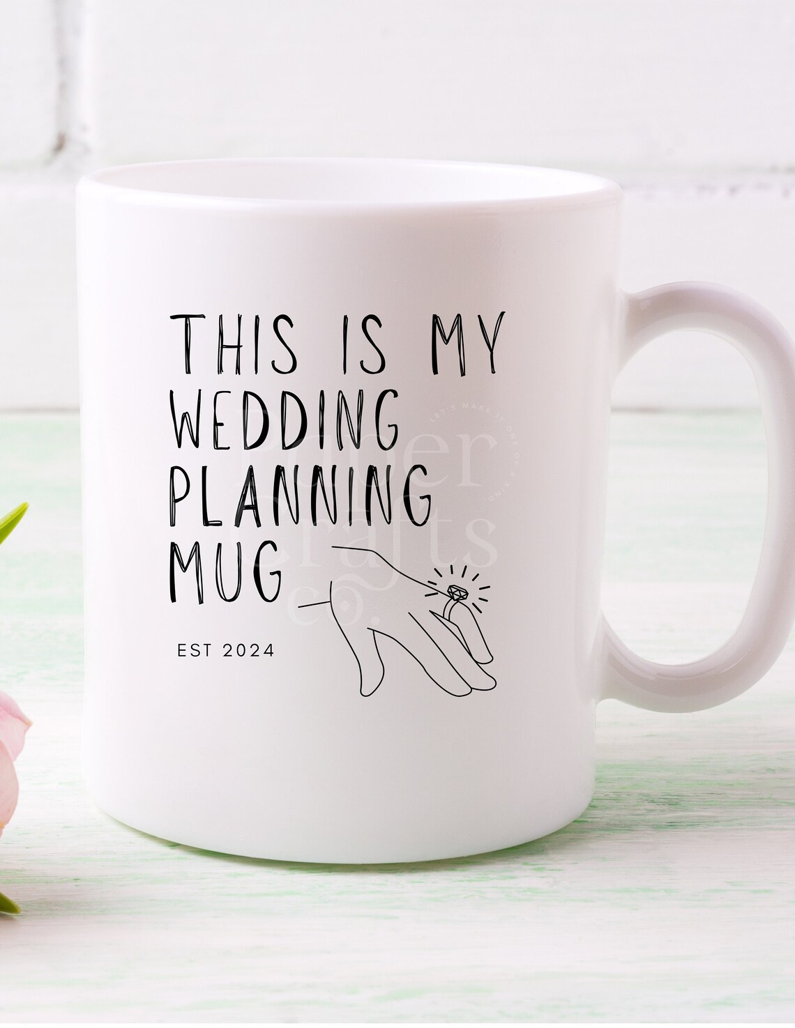 Wedding Planning Mug, Bride Gift, Engagement Mug, Bride Mug, Engagement ...