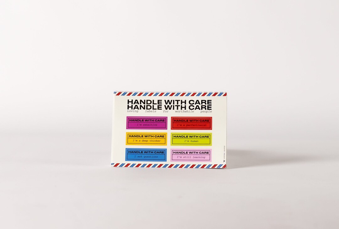 Handle With Care Sticker Sheet Vinyl - Etsy