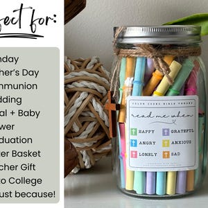 Scripture Jar | Bible Verse Jar | Prayer Jar | 90 Christian ...