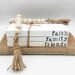 Stamped Book Stack Faith Family Friends Stacked Books - Etsy
