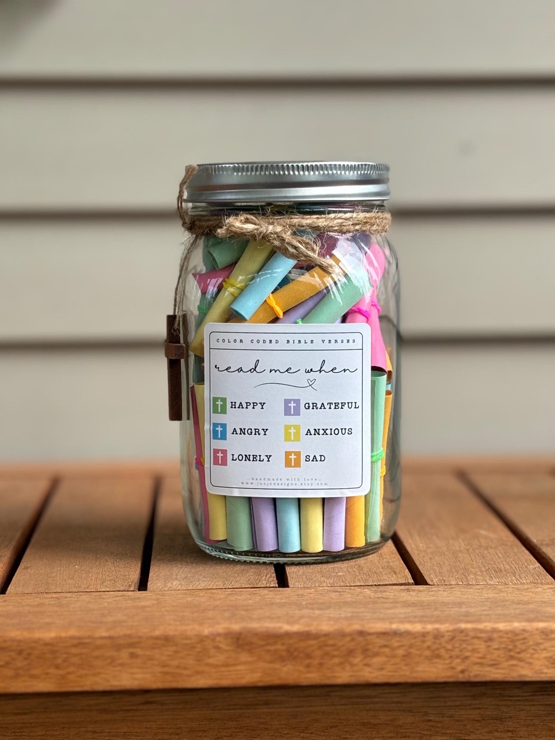 Scripture Jar | Bible Verse Jar | Prayer Jar | 90 Christian ...