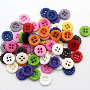 Small 10 Mm Buttons for Craft, Knitting and Sewing. Doll Buttons. 60 ...