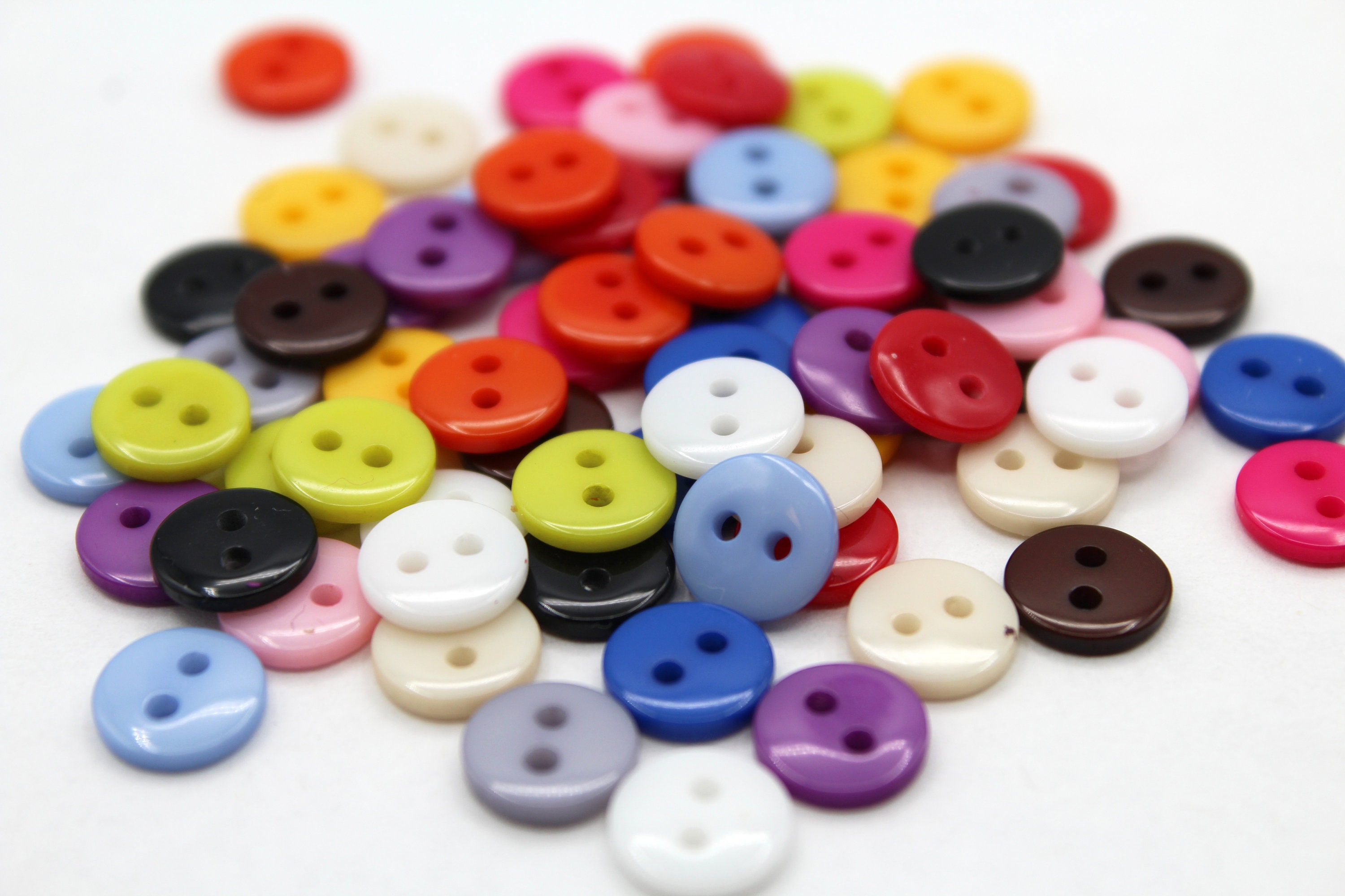 Set of 70 Small Buttons 9 Mm Buttons Sewing Knitting - Etsy