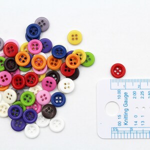 Small 10 Mm Buttons for Craft, Knitting and Sewing. Doll Buttons. 60 ...