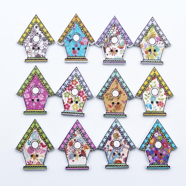 Bird Sewing Buttons - Etsy