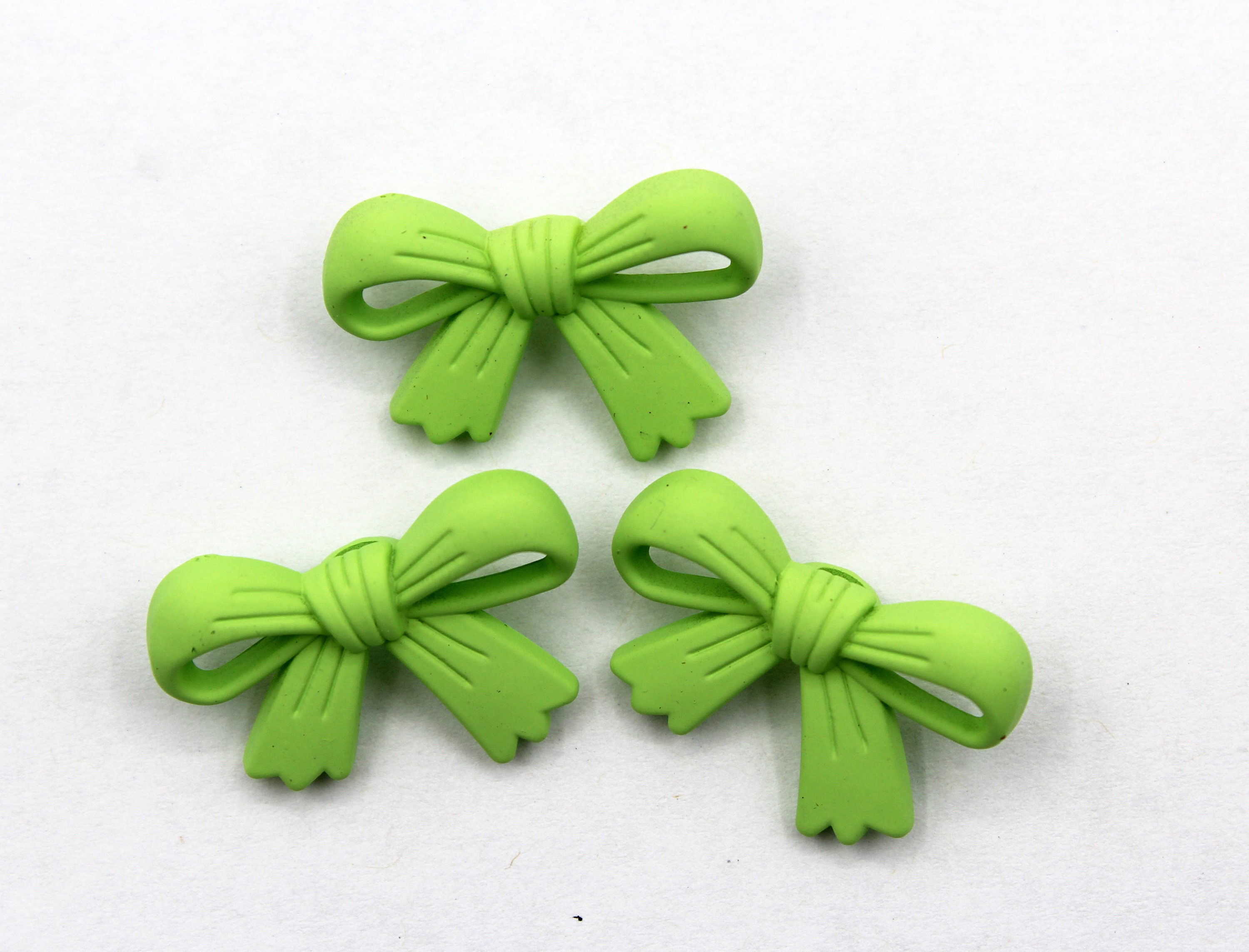 Big Bow Shape Buttons. 3 Pieces. 28 X 19 Mm Buttons. - Etsy