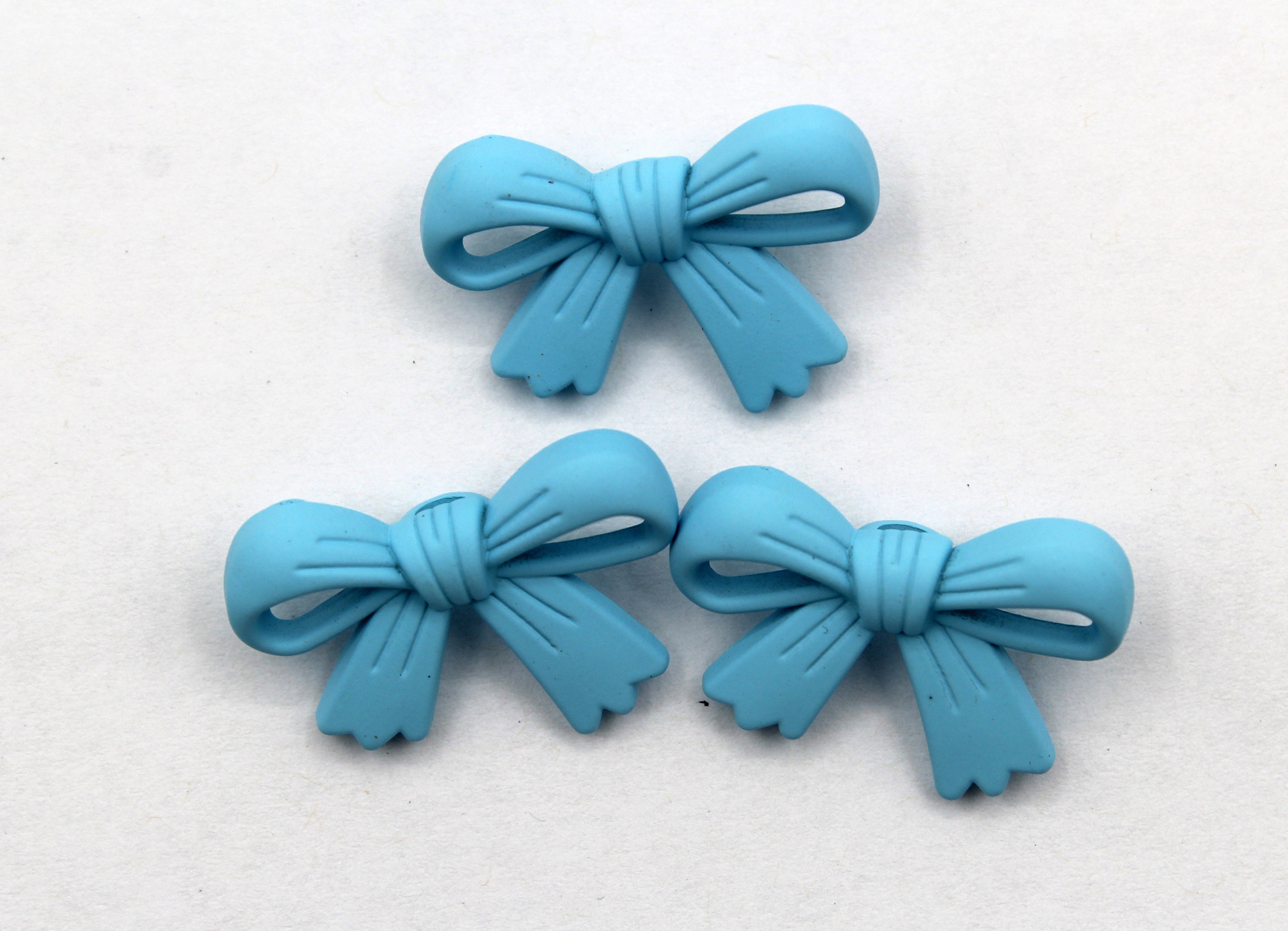 Big Bow Shape Buttons. 3 Pieces. 28 X 19 Mm Buttons. - Etsy