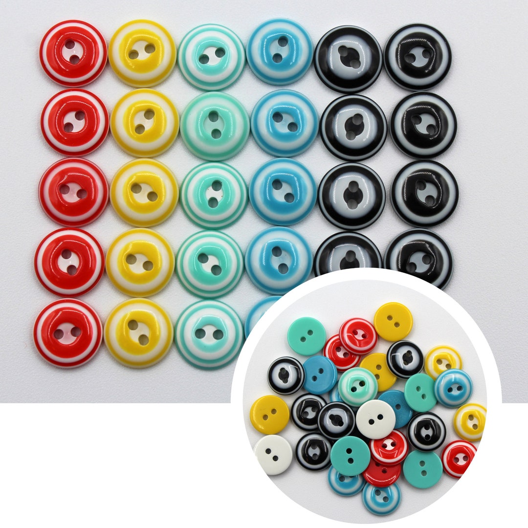 Small Buttons, Set of 12 Mm, 1/2 Inch Buttons for Sewing, Knitting and ...