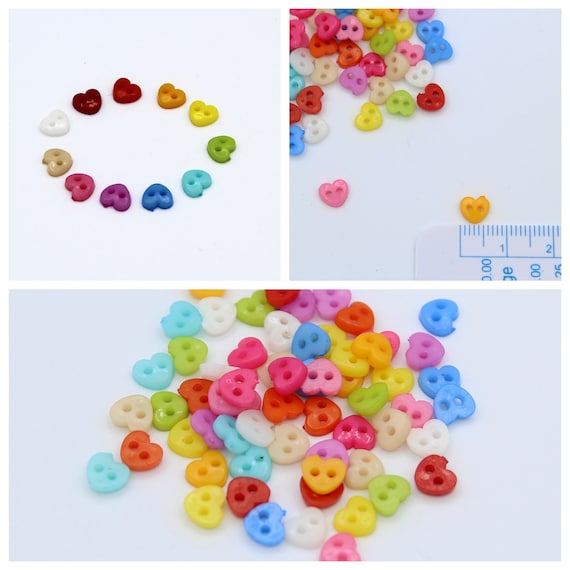 Craft Supplies & Tools Materials Tiny Doll Buttons, Sewing Knitting ...