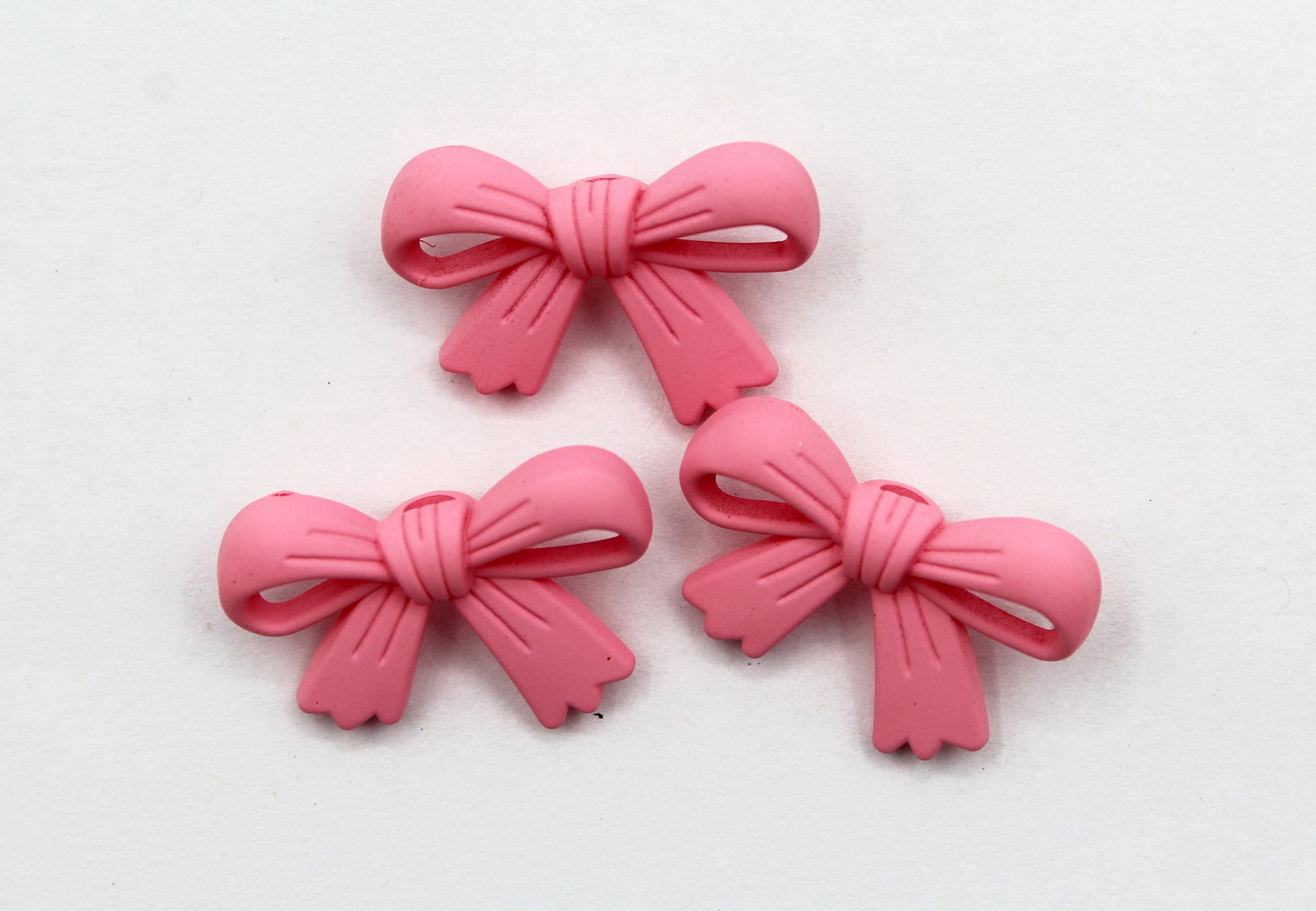 Big Bow Shape Buttons. 3 Pieces. 28 X 19 Mm Buttons. - Etsy