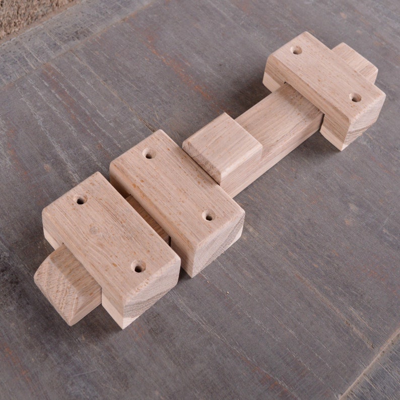 Superb 200mm Wooden Cabinet Latch and Door Bolt Made of Oak, Looks ...