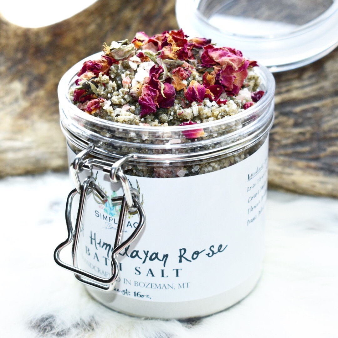 Sweet Himalayan Rose Bath Salt Rose Bath Salt Bath Salts | Etsy