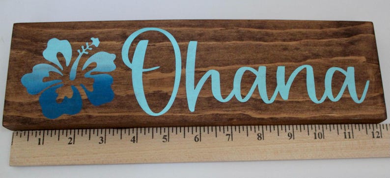 Painted Ohana Sign, Ohana, Ohana Means Family, Ohana Wood Sign ...