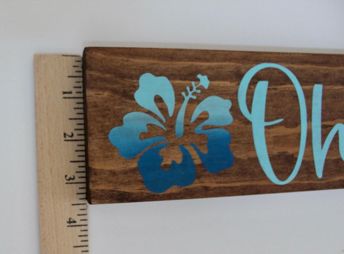 Painted Ohana Sign, Ohana, Ohana Means Family, Ohana Wood Sign ...
