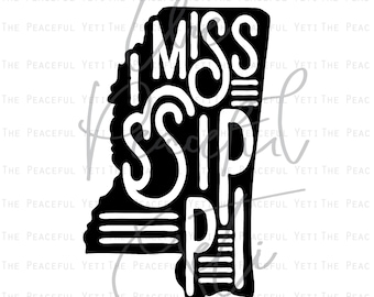 Mississippi state svg | Etsy