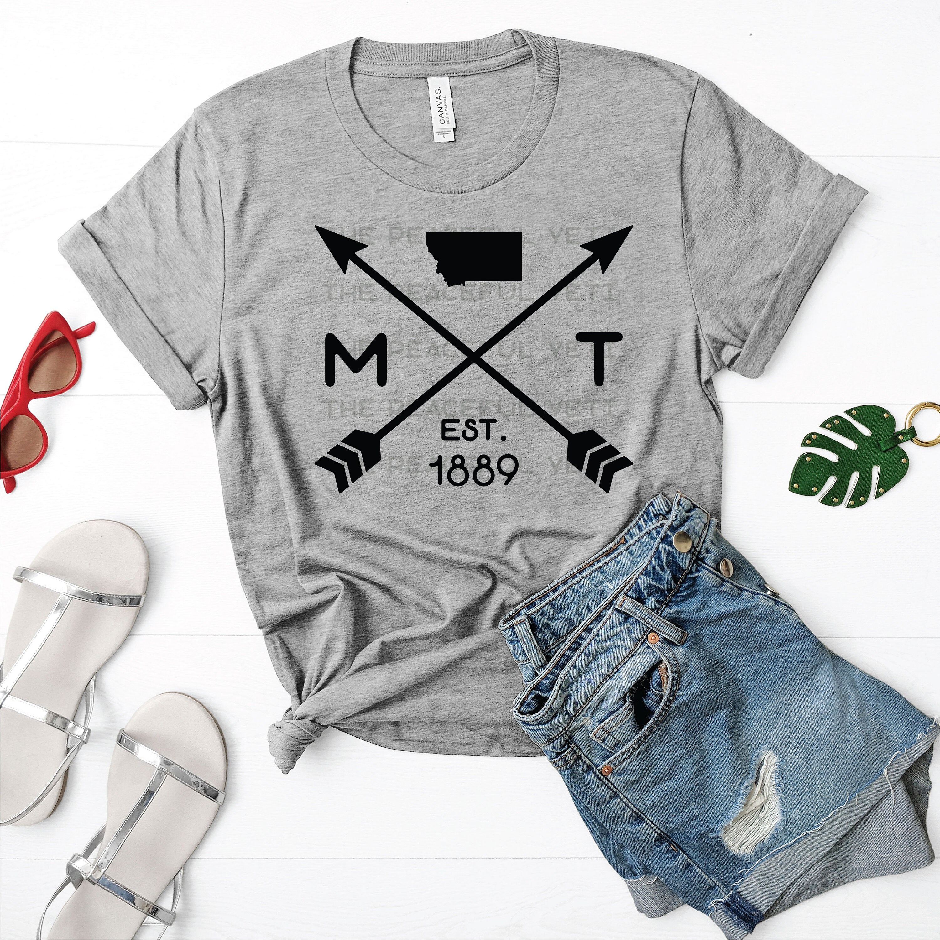 Montana State Est Arrows SVG Home State SVG With Established - Etsy