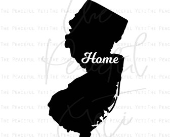 New jersey svg | Etsy