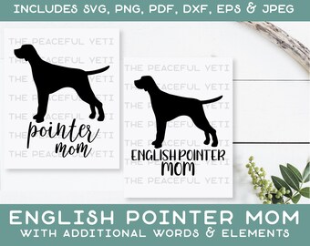 English Pointer Dog Svg - Etsy