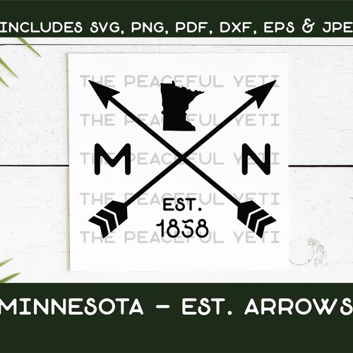 Minnesota State of Hockey SVG EPS PNG Digital Download - Etsy