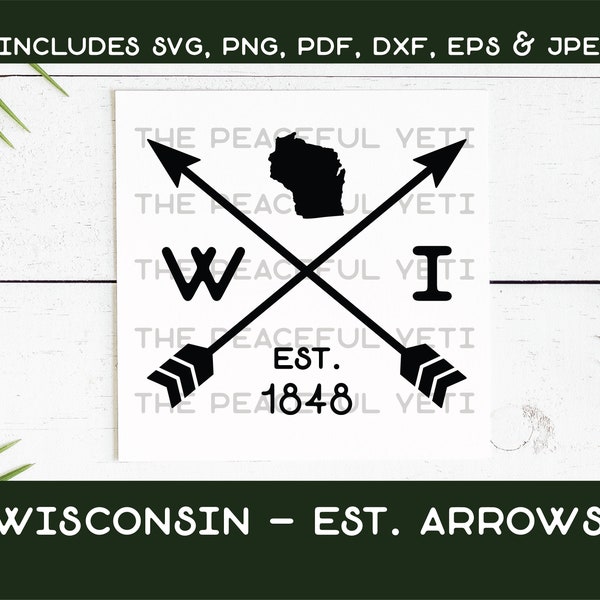 Wisconsin Home Svg - Etsy