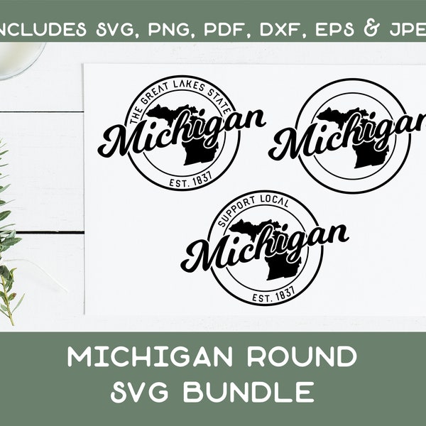 Michigan Svg - Etsy