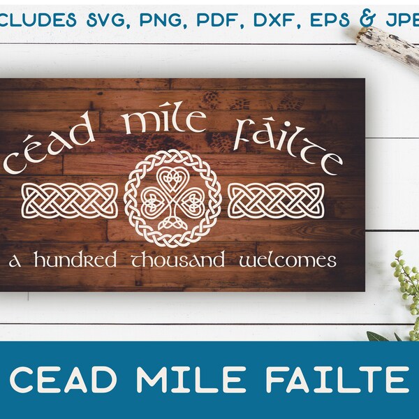 Cead Mile Failte - Etsy