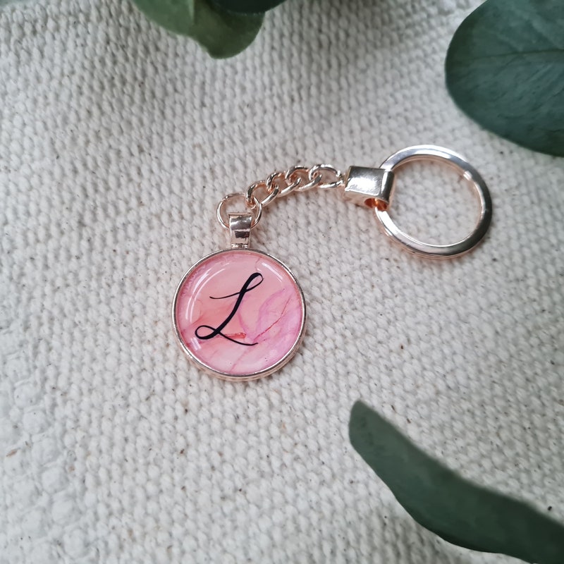 Alcohol Ink Keychain - Etsy