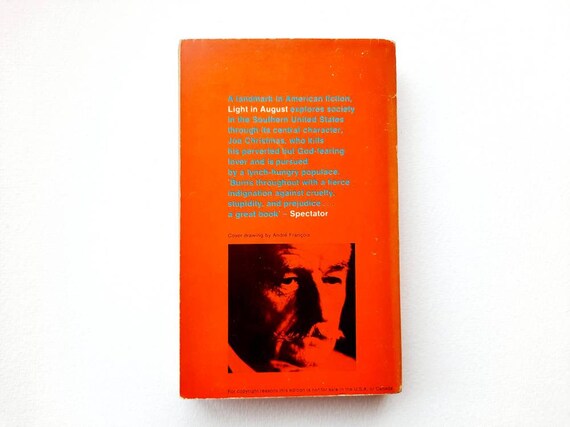 Light In August Book Cover