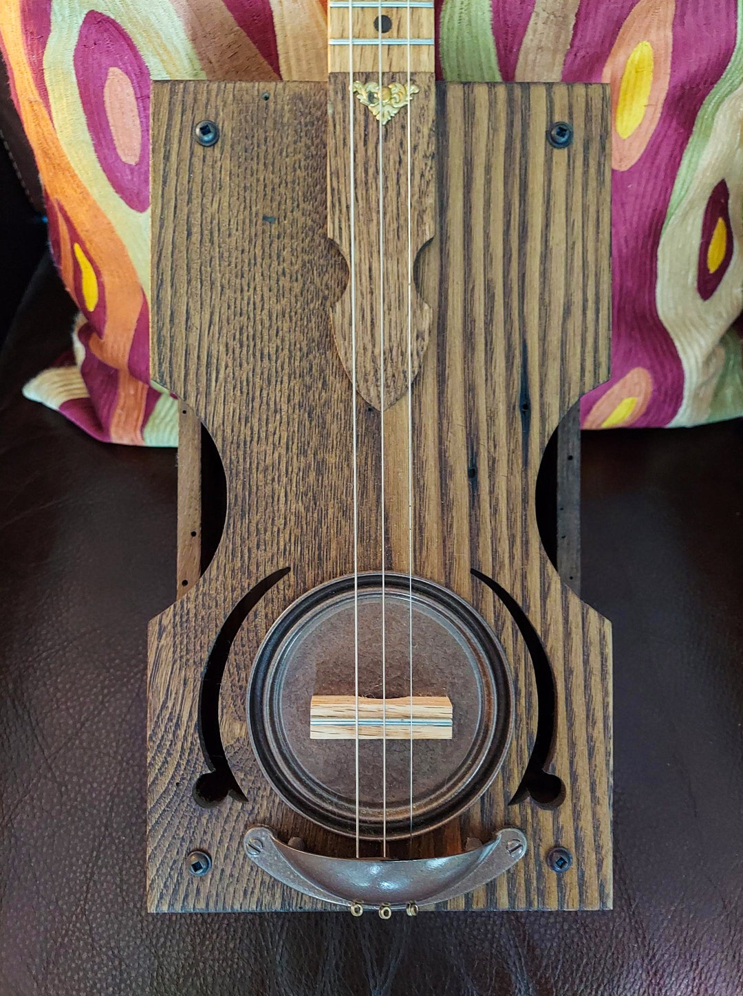 Rustic Looking 3 String Acoustic Box Guitar - Etsy