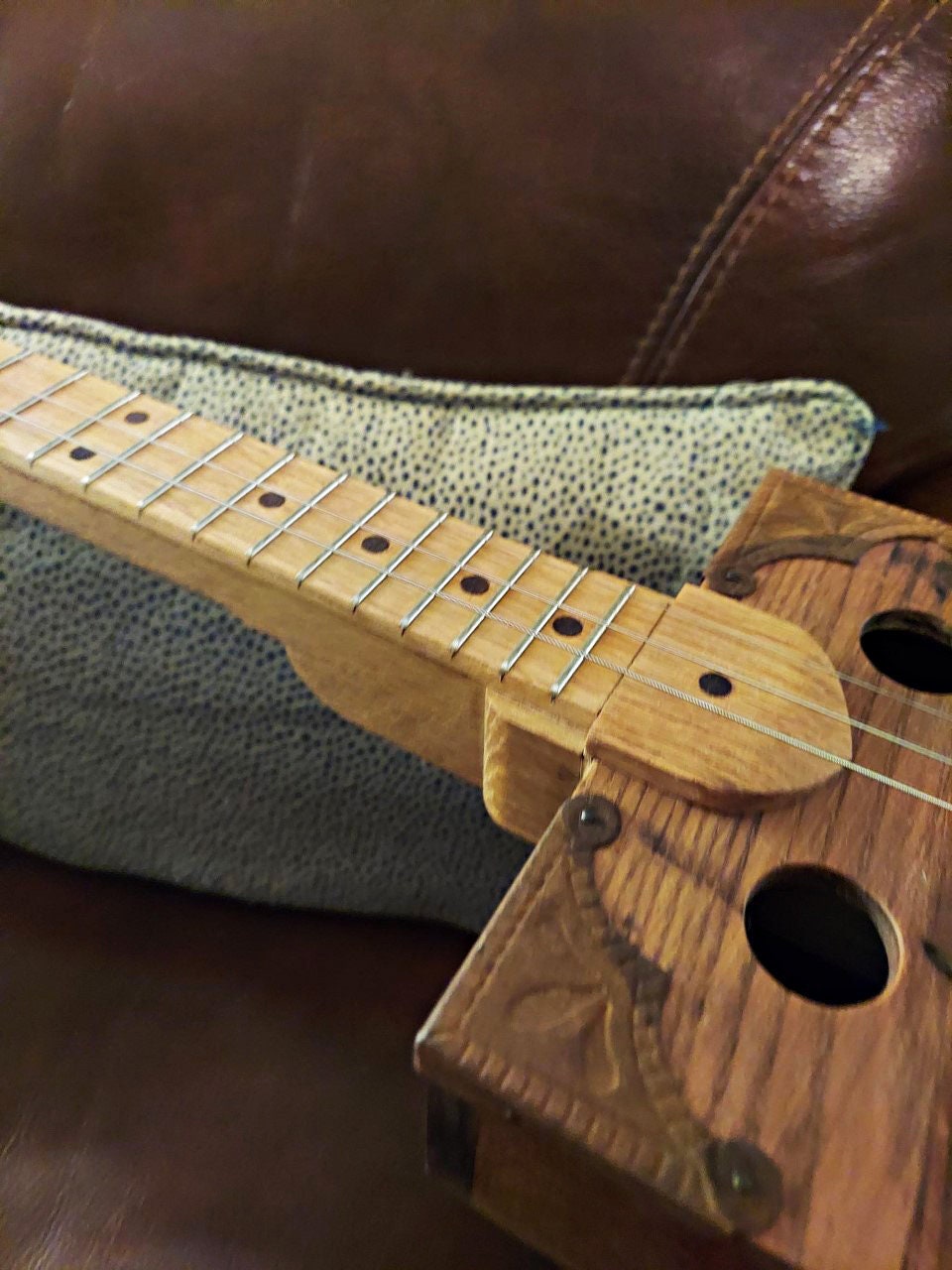 Rustic Acoustic Cigar Box Guitar - Etsy