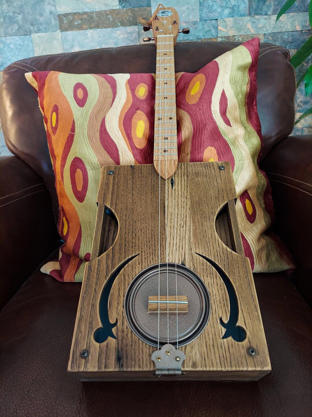 Old Timey Acoustic 3 String Box Guitar - Etsy
