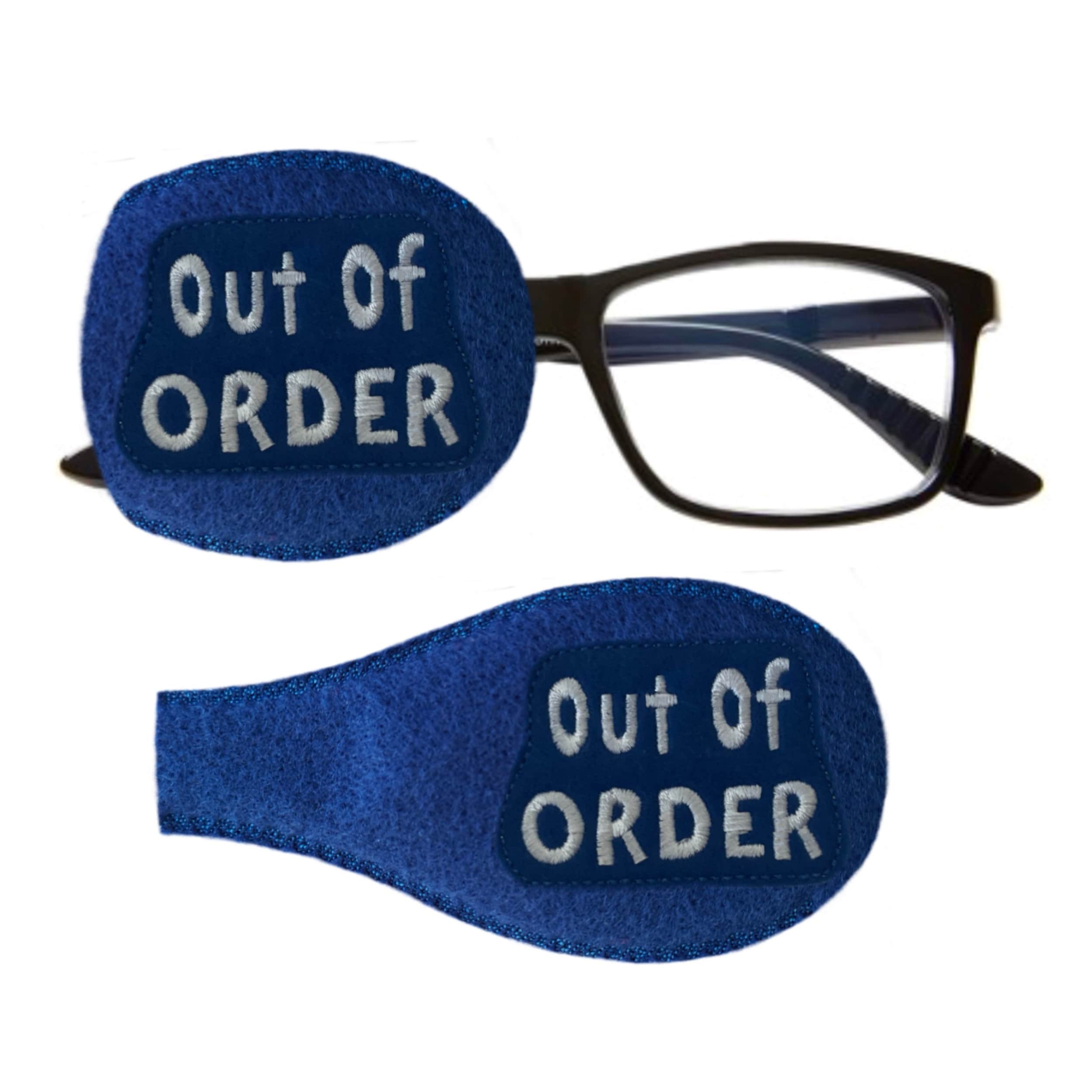 Out of Order Eye Patch for Glasses, Amblyopia Treatment, Post Op ...