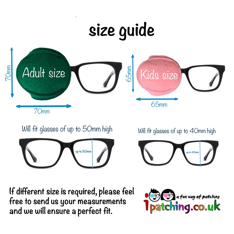 Skull Bones Felt Eye Patch for Glasses, Amblyopia Lazy Eye Treatment - Etsy
