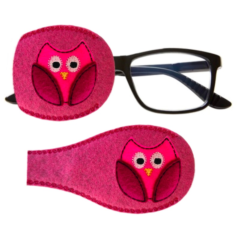 Owl Eye Patch Over Glasses, Amblyopia Treatment - Etsy